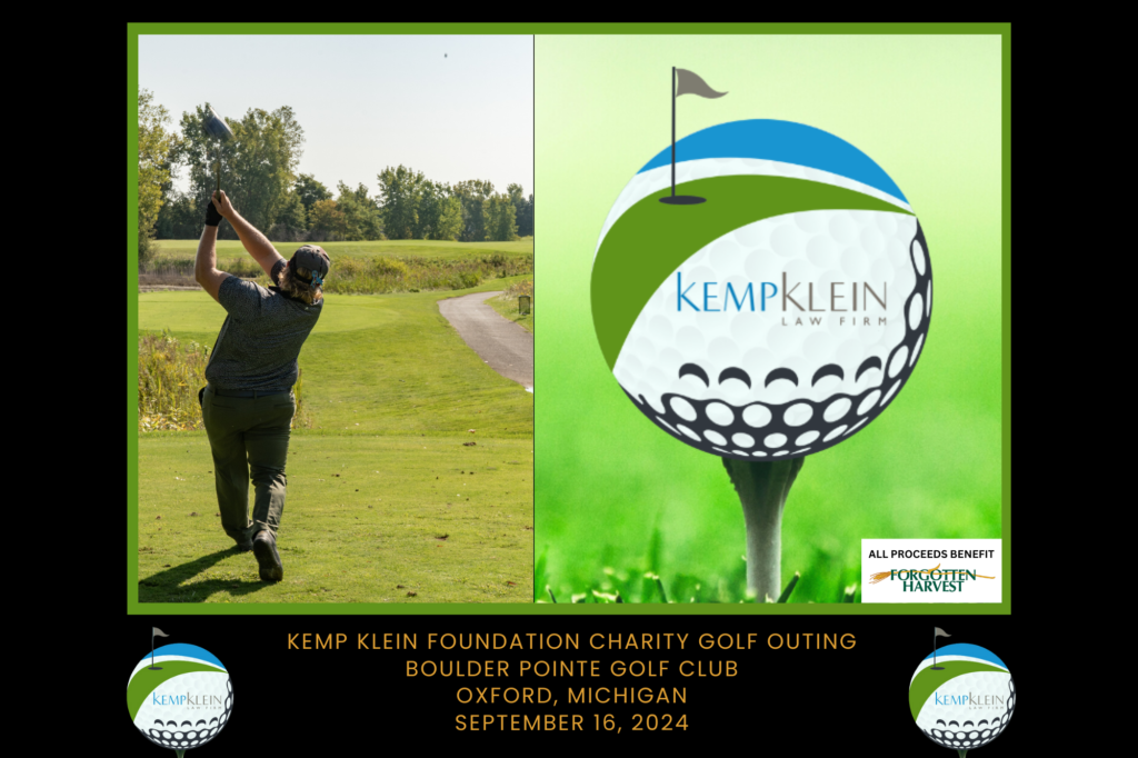 2024 Kemp Klein Foundation Annual Charity Golf Outing - Kemp Klein