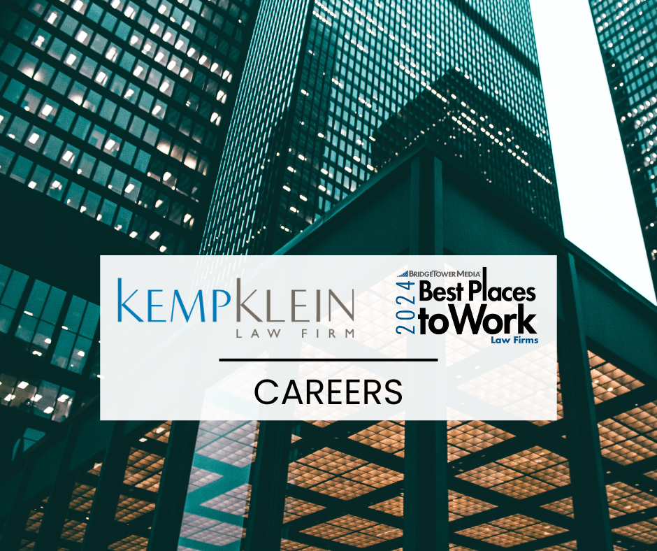 Kemp Klein Law Firm, Careers (248) 528-1111, Troy MI